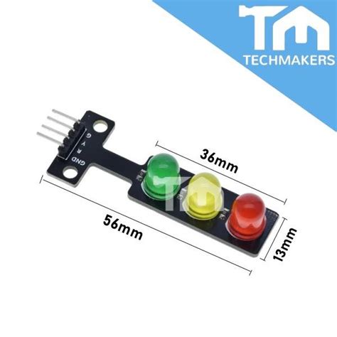 LED Traffic Light Signal Control Module DIY Arduino 5V Red Yellow Green