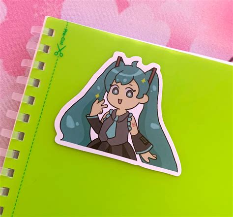 Miku Sticker Hatsune Miku Hatsune Miku Sticker Vocaloid Vocaloid Stickers Anime Stickers