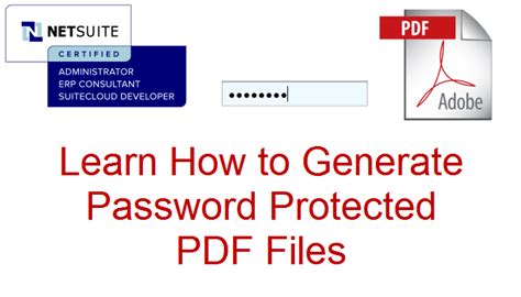 How To Password Protect NetSuite Generated PDF Files