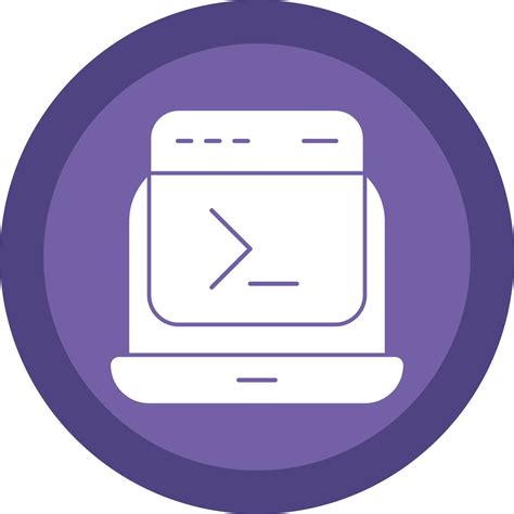 Command Line Vector Icon Design 21338715 Vector Art At Vecteezy