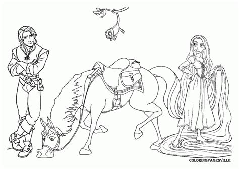 Maximus Tangled Coloring Pages
