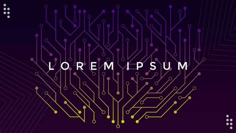 Vector Abstract Futuristic Circuit Board Illustration High Computer Technology Background