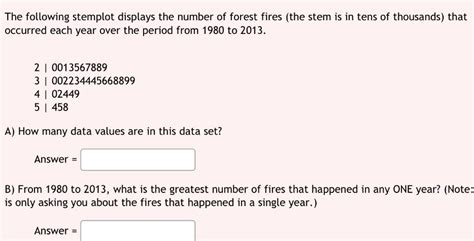 [solved] The Following Stemplot Displays The Numbe Solutioninn