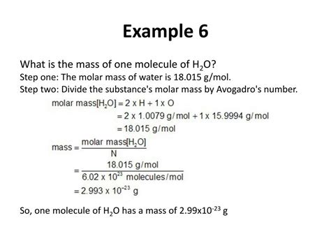 Molar Mass Of Water Pastorsongs