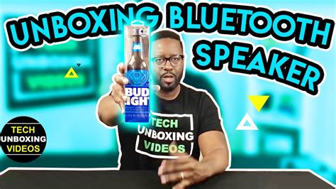 Unboxing The Bud Light Bluetooth Speaker Tech Unboxing Videos Youtube