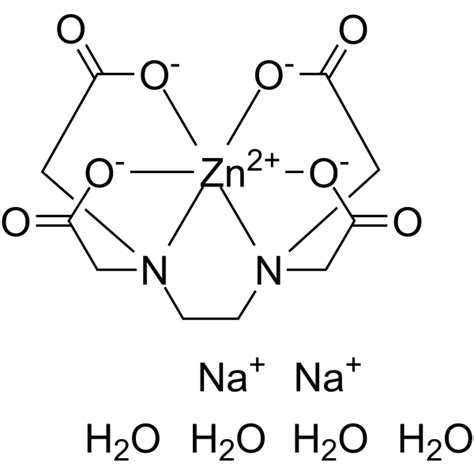 Zn Ⅱ Edta Disodium Tetrahydrate Ethylenediaminetetraacetic Acid Zinc Disodium Tetrahydrate