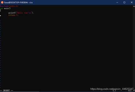 linux的vi vim编译器的使用 vi编译器 csdn博客