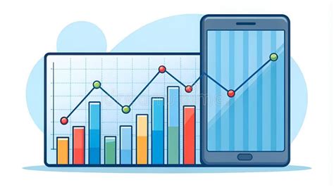 Visualize With Graph And Chart Marketing Growth Market Trend Analysis