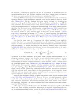 Bandit Convex Optimization In Non Stationary Environments DeepAI