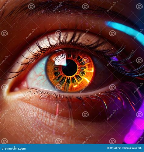 Retinal Scan Concept Biometric Eye Vector Illustration 174470430