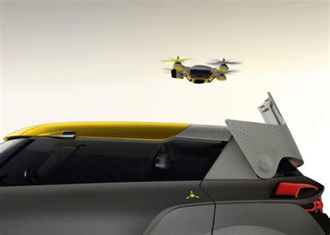 Renault Unveils Kwid Concept Car Equipped With Traffic Spotting Drone