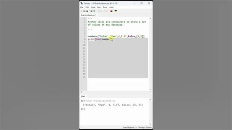 47 list datatype in python [part 2] python tutorial praveen