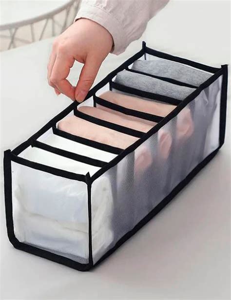 Органайзер для белья вещей Прозрачный Гардеробный для хранения игрушек