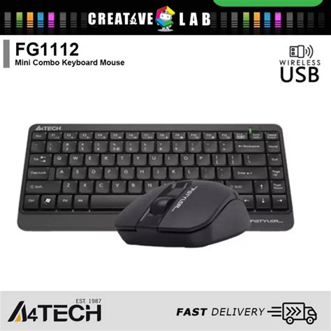 A Tech FG FStyler Mini Combo Keyboard Mouse G Power Saving