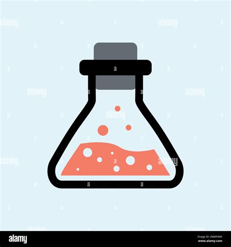 Chemistry Lab Flask In Vector File Stock Vector Image Art Alamy