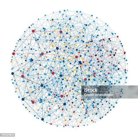 디지털 추상적 배경 블록 체인 구조 벡터 일러스트레이션 가리키기에 대한 스톡 벡터 아트 및 기타 이미지 가리키기 개념 건축물 Istock