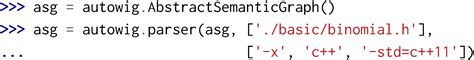 Autowig Automatic Generation Of Python Bindings For C Libraries Peerj