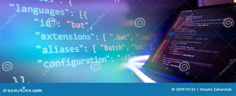 Technology Background Computer Script Programming Code Abstract