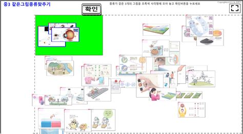 학년말 교과서 이미지 분류하기 활동