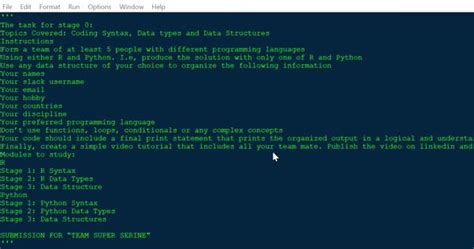 Hackbiointernship Python Datastructures Teamwork Learning Valerie Martins