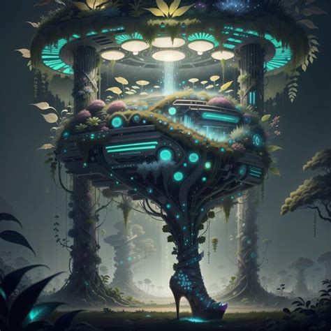 Premium Photo A Drawing Of A Tree With A Woman Standing In Front Of It