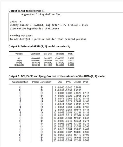 Question 6 Based On The Outputs Below Determine