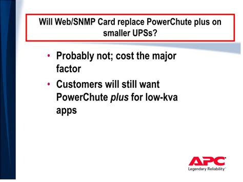 PPT APC Web SNMP Management Card And PowerChute Network Shutdown Overview PowerPoint