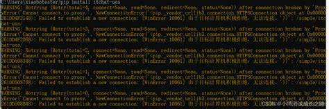 Warning Retrying Retrytotal4 Connectnone Readnone Redirect