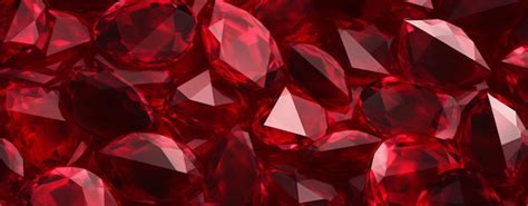 Premium Ai Image Ruby Red Gemstone Background Gemstones Textures