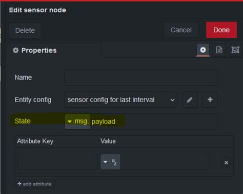 node red companion sensor does not update value node red home