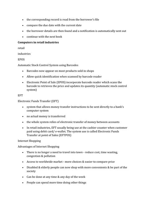 Chapter 6 Cambridge Igcse Ict Applications Docx