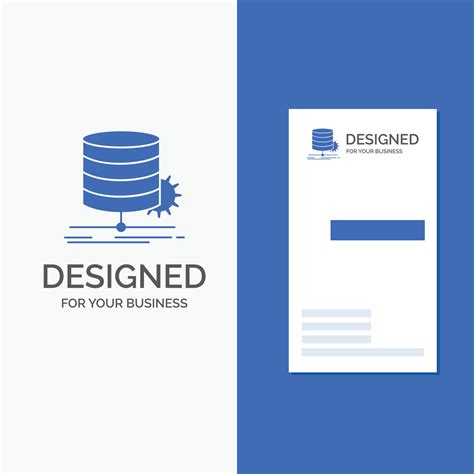 Business Logo For Algorithm Chart Data Diagram Flow Vertical Blue Business Visiting Card