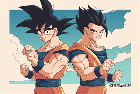Goku And Gohan [oc] Scrolller