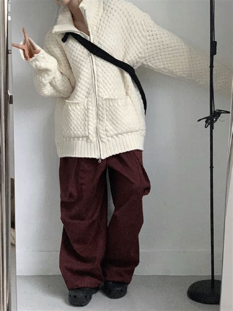 히릿 벌룬 와이드 카고 팬츠