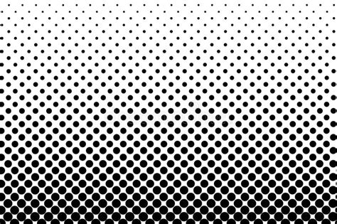 Circular Black Dot Pattern With Gradient Effect Stock Illustration