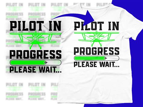 Pilot In Progress Please Wait Pilot Eps Graphic By Craftdesigns · Creative Fabrica