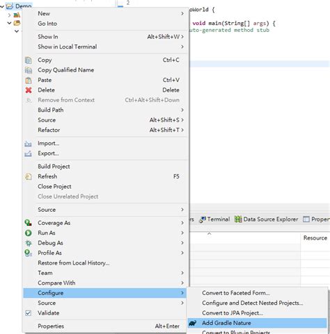 Eclipse Add Gradle Nature無作用 Mike的筆記