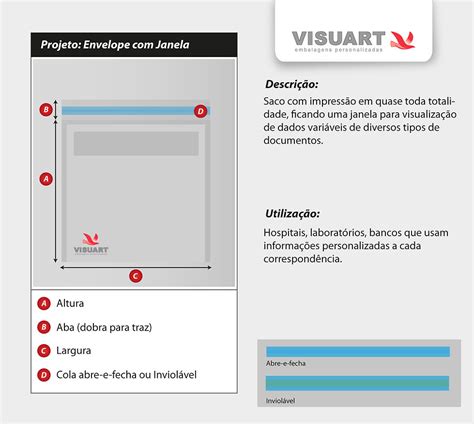 Envelope Com Janela Visuart Embalagens