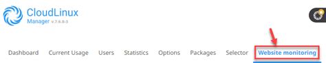 Does The Website Monitoring Tool Work In Cloudlinux Eukhost