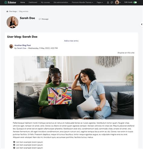 How To Add A Responsive Custom Menu In Moodle Elearning Themes