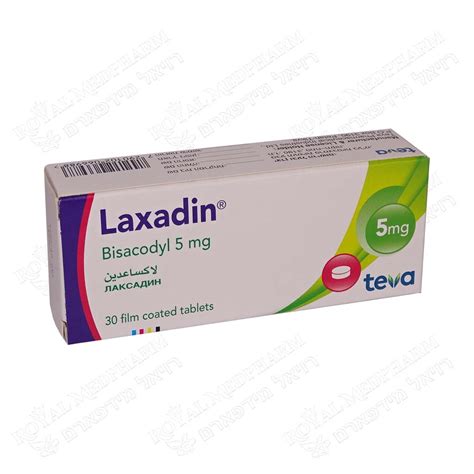 Laxadin 5mg 3x10tab Royal Medpharm
