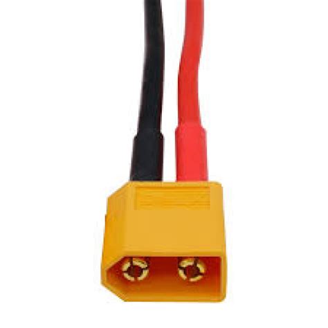 Xt60 Male Connector With 10cm 14awg Silicone Wire Agarwal Electronics