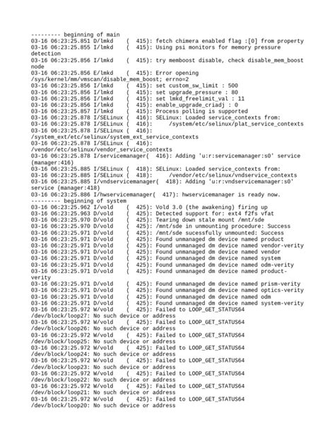 Logcat Prev Csc Log Pdf Computer Data Operating System Technology