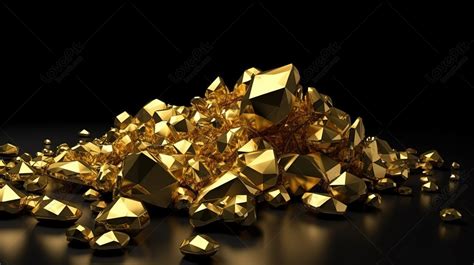 검정색 배경에 렌더링된 놀라운 3d 골든 너겟 시각적 즐거움 3d 금융 배경 놀라 배경 행운 배경 이미지 Hd 3d 금융 놀라 행운 배경 사진 무료 다운로드