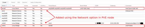 Proxmox 81 Software Defined Networks Sdn Computer Hardware And Server