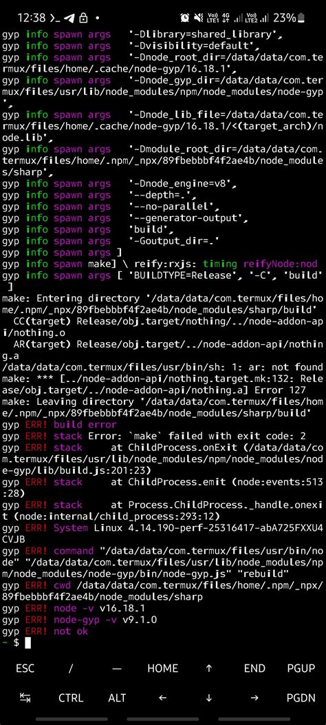Does Anyone Know What The Issue Is Im Trying To Get My Package To Run On Android It Has A