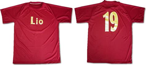 激安サッカーユニフォームチームオーダー作成 金色背番号入れ Sample098