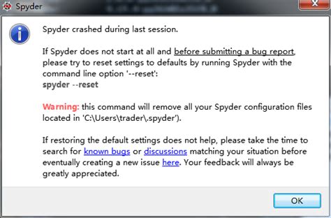 Spyder 326 Crasheswont Launch After Conda Install Into A Fresh Python 27 Environment