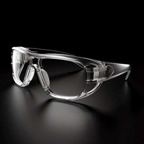 Premium Ai Image Safety Glasses With Clear Lenses