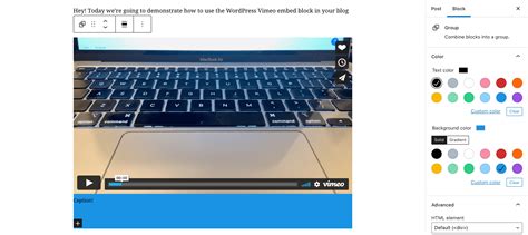 How To Use The Wordpress Vimeo Embed Block